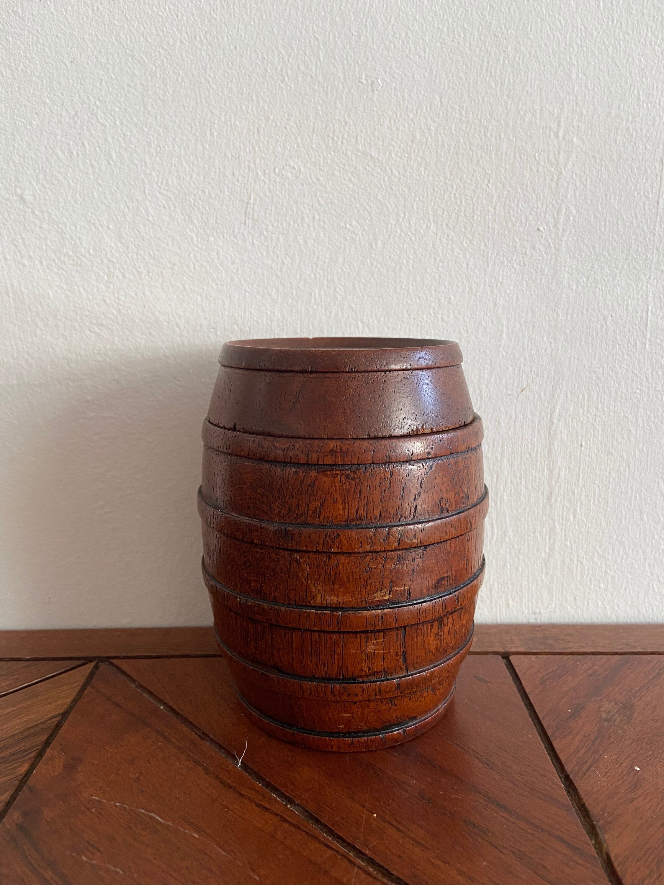 Barrel Container Made From the Teak of HMS Spartiate Barrel Container ...