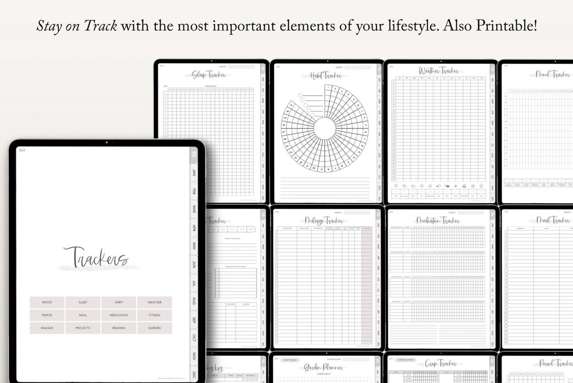 That Girl Planner, Undated Digital Planner, iPad Planner, Goodnotes ...