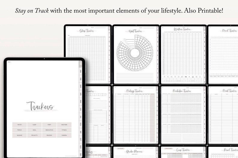 That Girl Planner, Undated Digital Planner, iPad Planner, Goodnotes ...