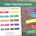 Color Matching Game, Busy Book Printable, Educational Activity ...