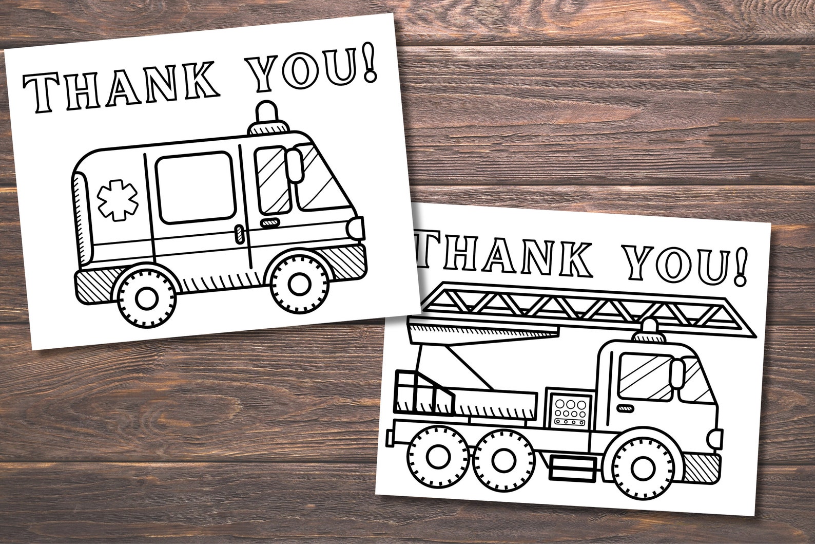 Printable Thank You Card for Community Workers Thank You Coloring Card ...