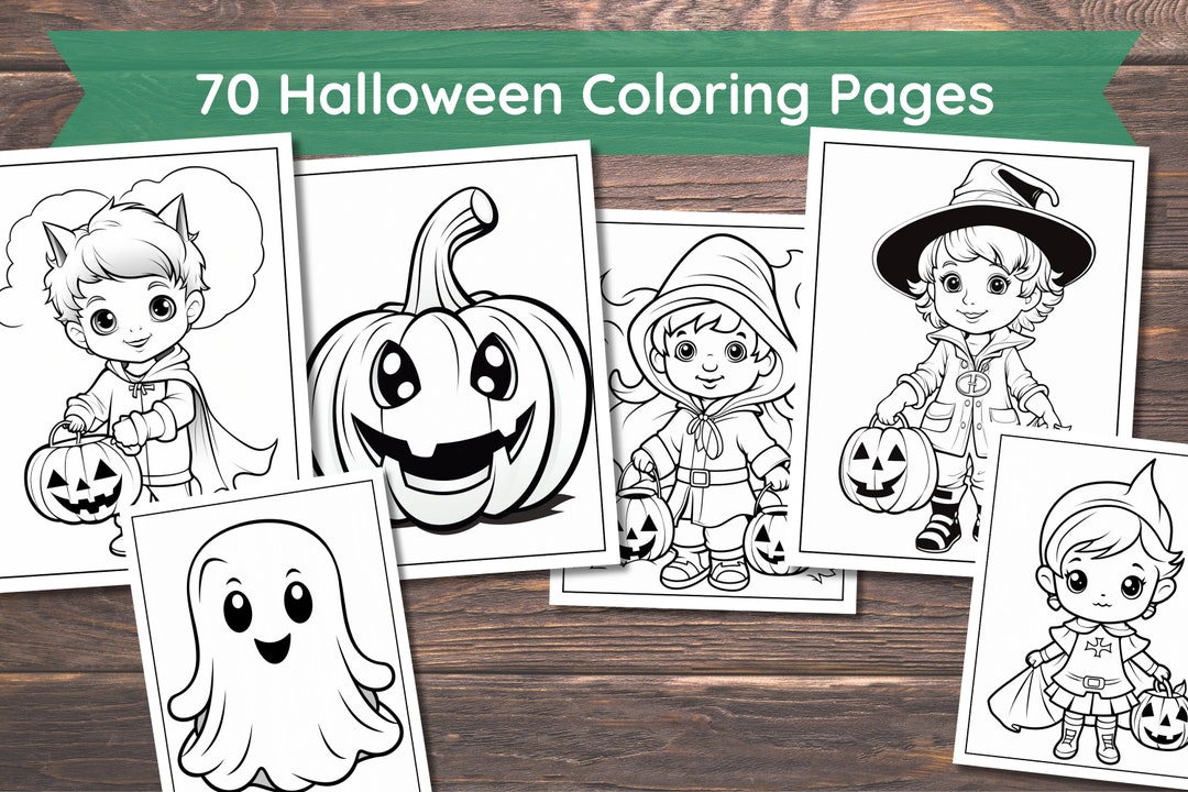 70 Halloween Printable Coloring Pages Kids Halloween Printable Coloring ...