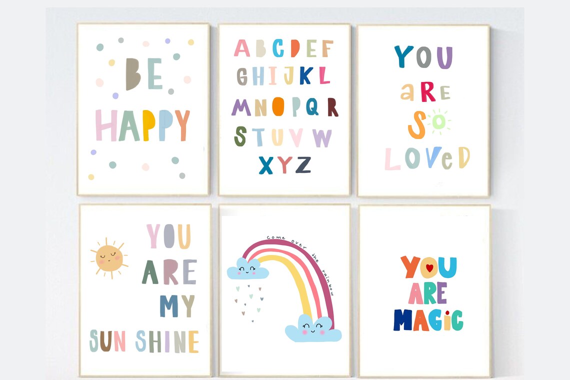 Positive Affirmation Print Motivational Poster Kids Positive - Etsy