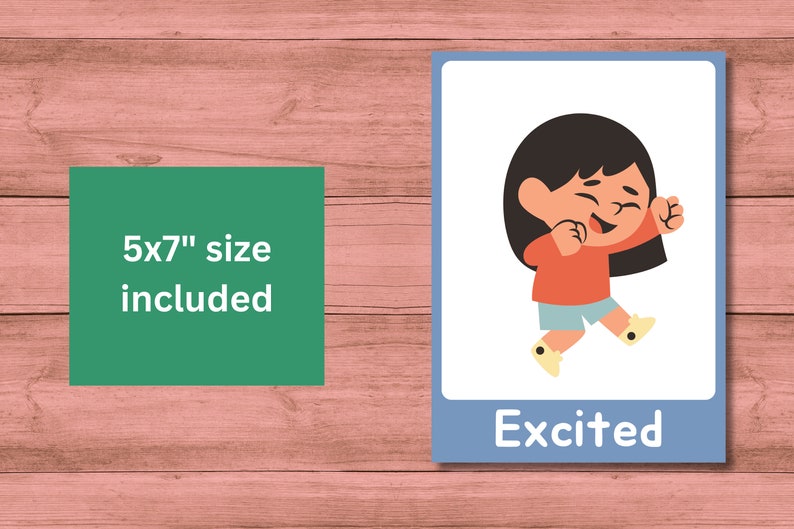 Emotion Flashcards Feelings Flash Cards Emotion Cards - Etsy