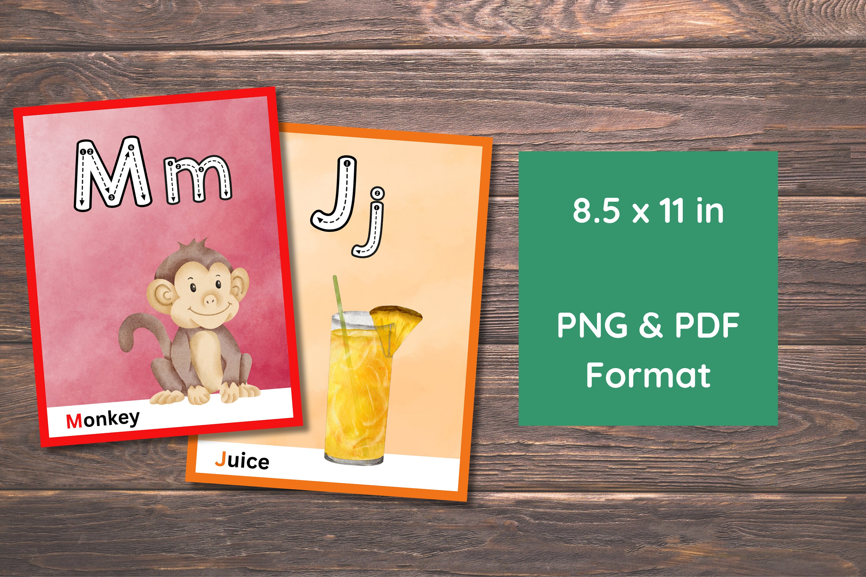 Alphabet Posters Letter Formation Rainbow Watercolors - Etsy