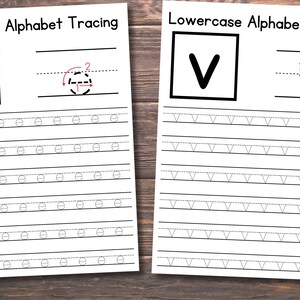 26 Printable Lowercase Alphabet Tracing Worksheets. Preschool ...