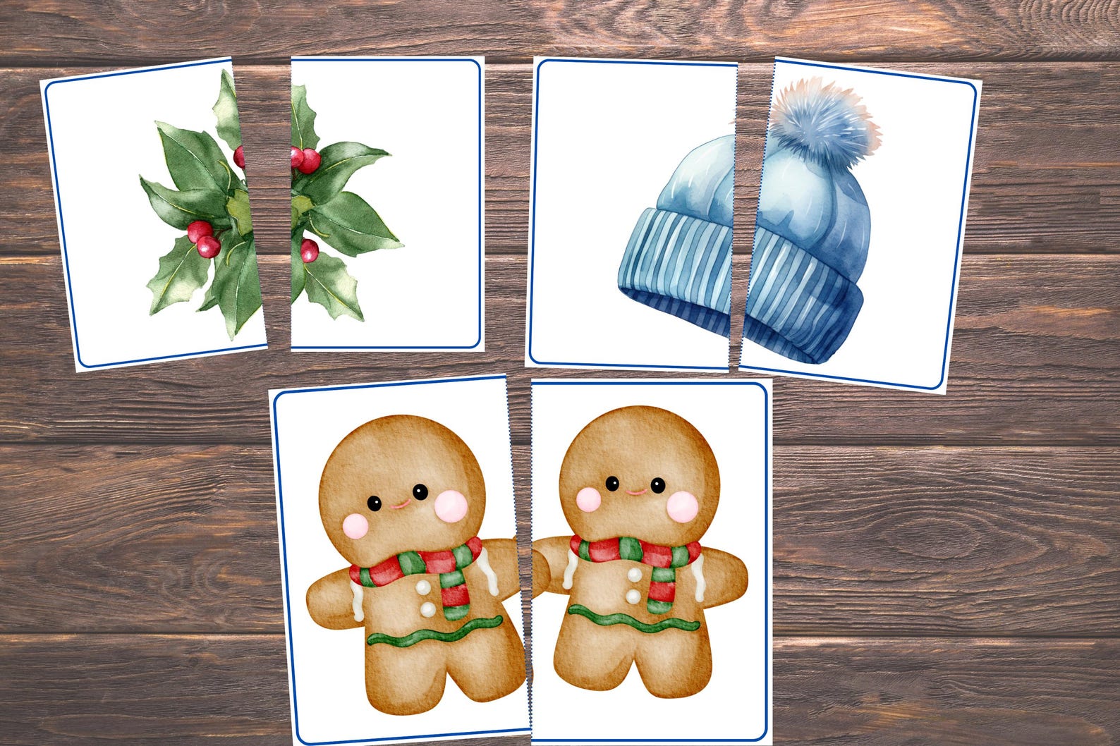 Winter Matching Toddler Activity,winter Matching, Montessori ...