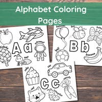 Alphabet Occupations Coloring Pages, Preschool Coloring Pages ...