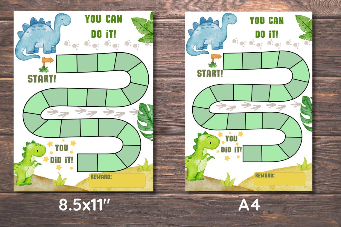 Dinosaur Reward Chart | Printable Dinosaurs Kids Behavior Chart ...