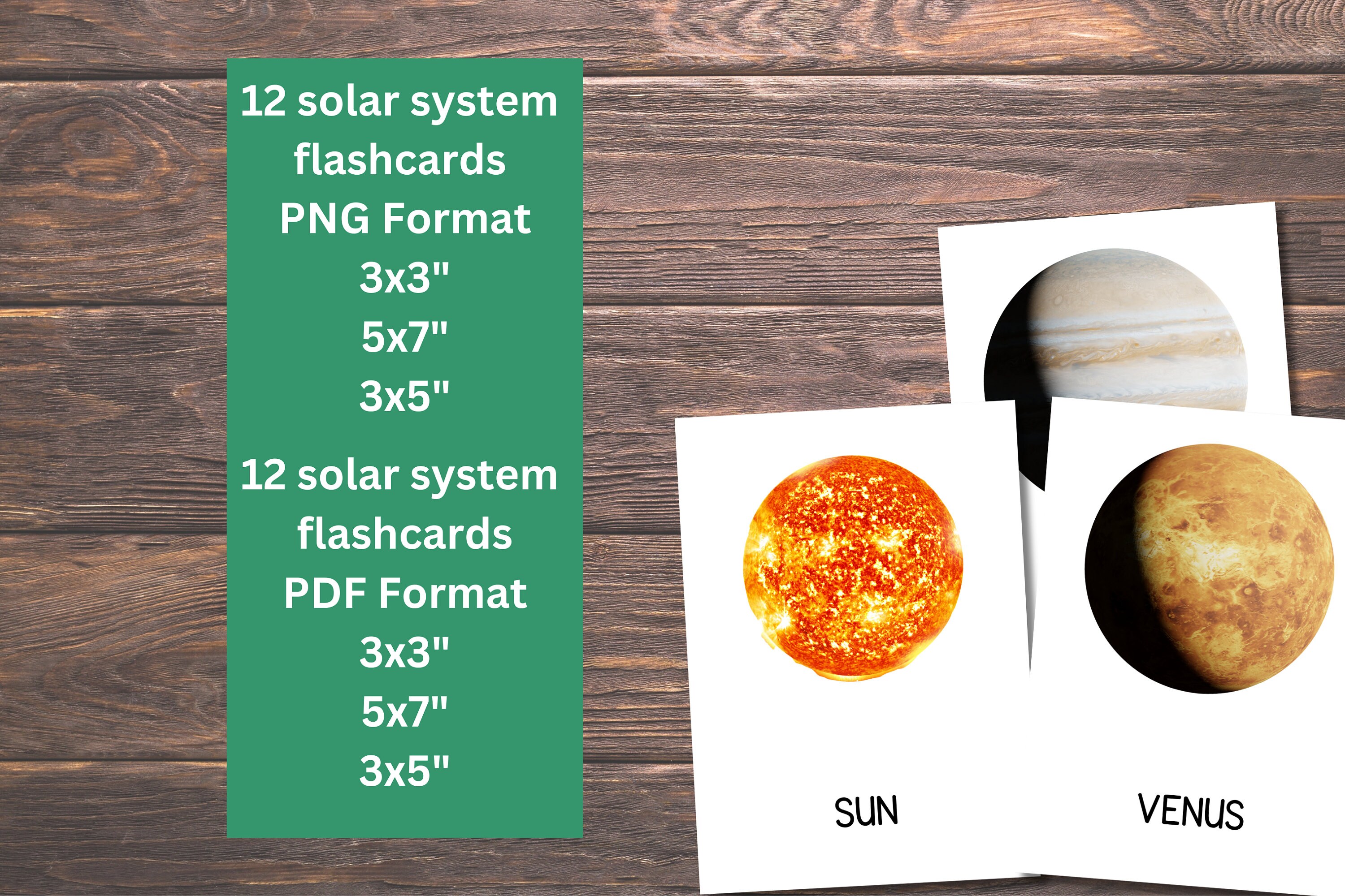 Terrific Solar System Flash Cards