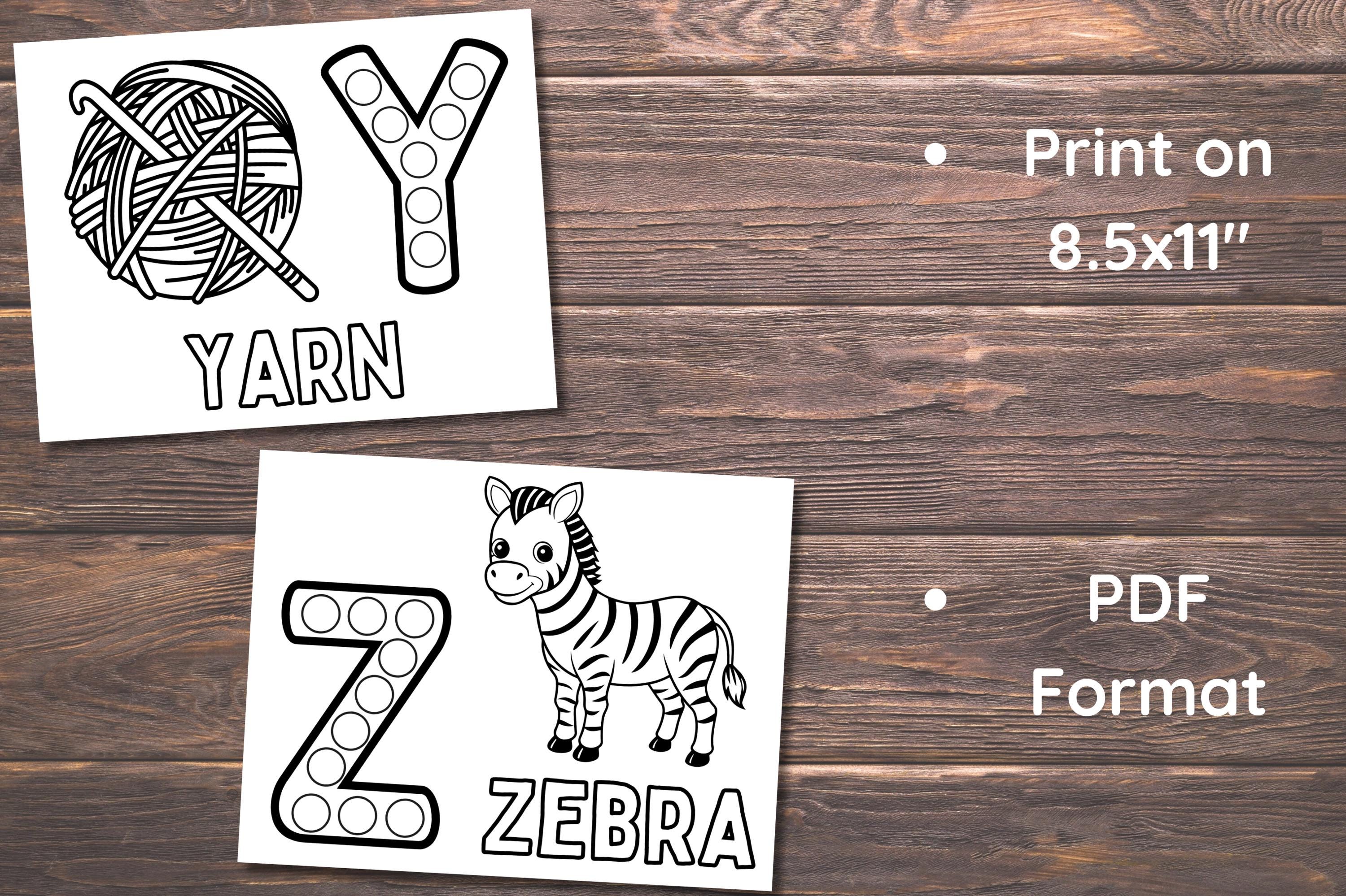 Do a Dot Alphabet Printable Worksheets, Alphabet Fun With Colored Dots ...