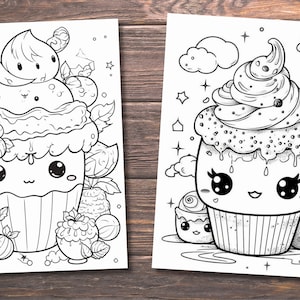 Kawaii Coloring Pages | 50 Pages | Cute Coloring Pages | for Kids and ...