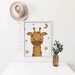 Boho Animal Nursery Prints Bohemian Wall Art Nursery Decor Earthy Tone ...