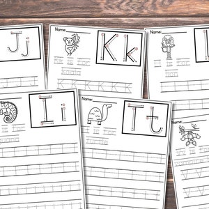26 Printable Alphabet I Know My Letters Worksheets. Preschool ...