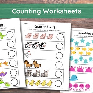 Preschool Math, Beginning Math, Counting, Learning to Add, Preschool ...