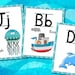 Printable Ocean Theme Alphabet Posters | ABC Letters Classroom Decor ...