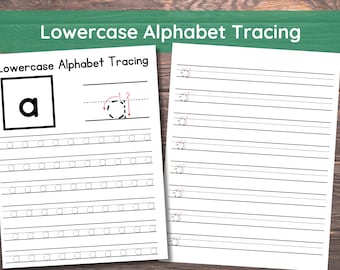 26 Printable Uppercase Alphabet Tracing Worksheets. Preschool ...