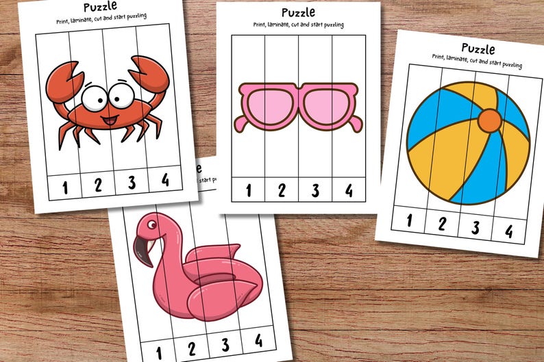 Printable Summer Preschool Activity Bundle, Summer Preschool ...