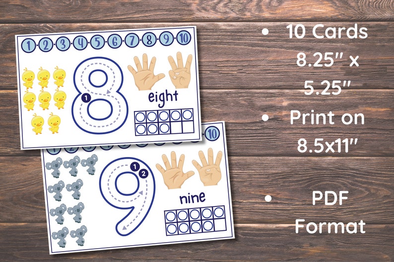 Preschool Printables Numbers 1-10 Play Doh Mats Toddler Activities ...