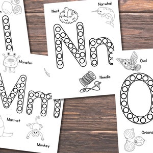 Do- A-DOT Alphabet Printable Worksheets, Activity for Kids, Toddlers ...