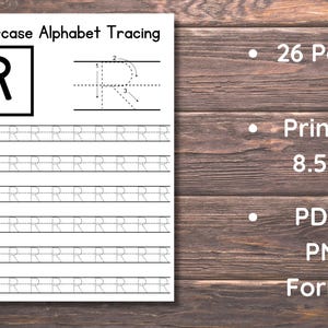 26 Printable Uppercase Alphabet Tracing Worksheets. Preschool ...