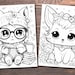 Kawaii Coloring Pages | 50 Pages | Cute Coloring Pages | for Kids and ...