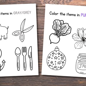Preschool Color of the Week - Learn Colors -pre-k Curriculum Worksheets ...