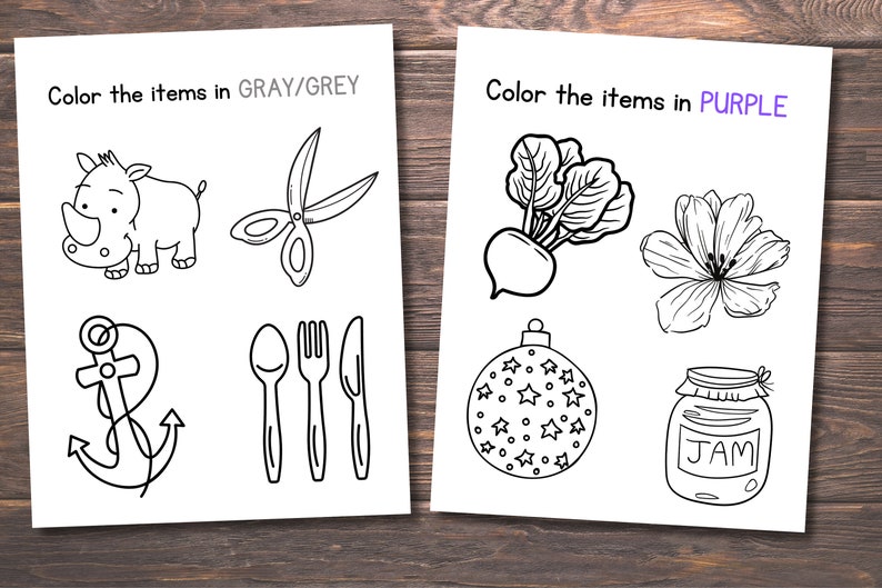 Preschool Color of the Week - Learn Colors -pre-k Curriculum Worksheets ...