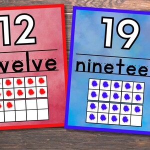 Number Posters Classroom 0-20 | Class Posters | Education Flash Cards ...