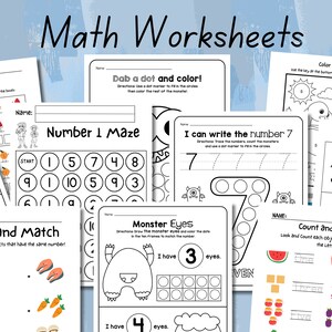 Preschool Pre-k Kindergarten Learning Bundle 600 Pages Printable ...