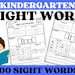 Sight Words, Preschool, Anchor Chart, Poster, Elementary, School ...