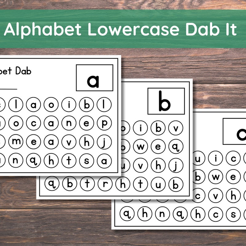 Lowercase Alphabet - Etsy