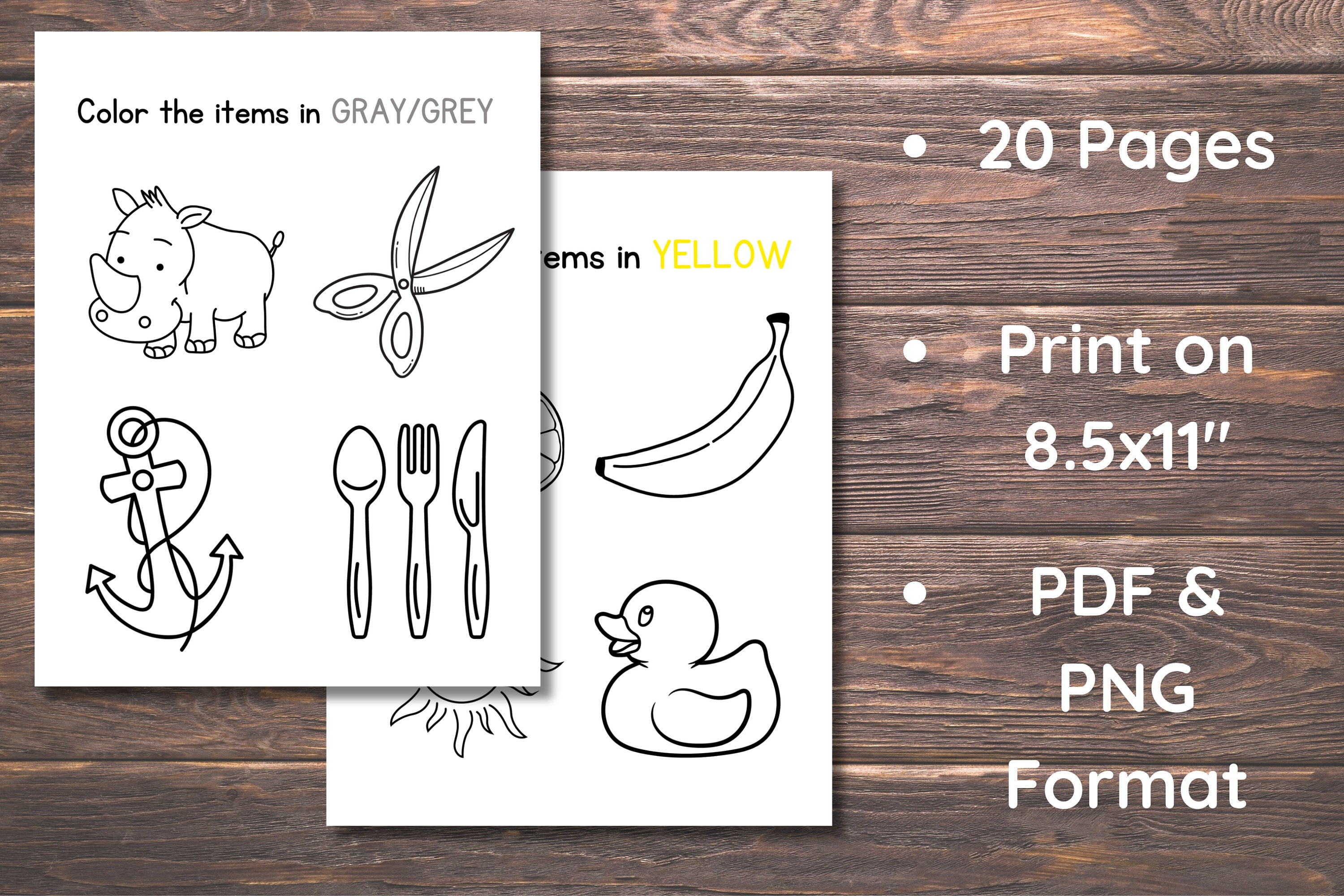 Preschool Color of the Week - Learn Colors -pre-k Curriculum Worksheets ...