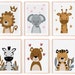 Boho Animal Nursery Prints Bohemian Wall Art Nursery Decor - Etsy