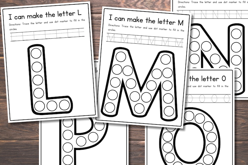 Alphabet Animal Dot Marker Worksheets, 52 Pages, Dot Marker Activities ...