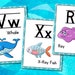 Printable Ocean Theme Alphabet Posters | ABC Letters Classroom Decor ...