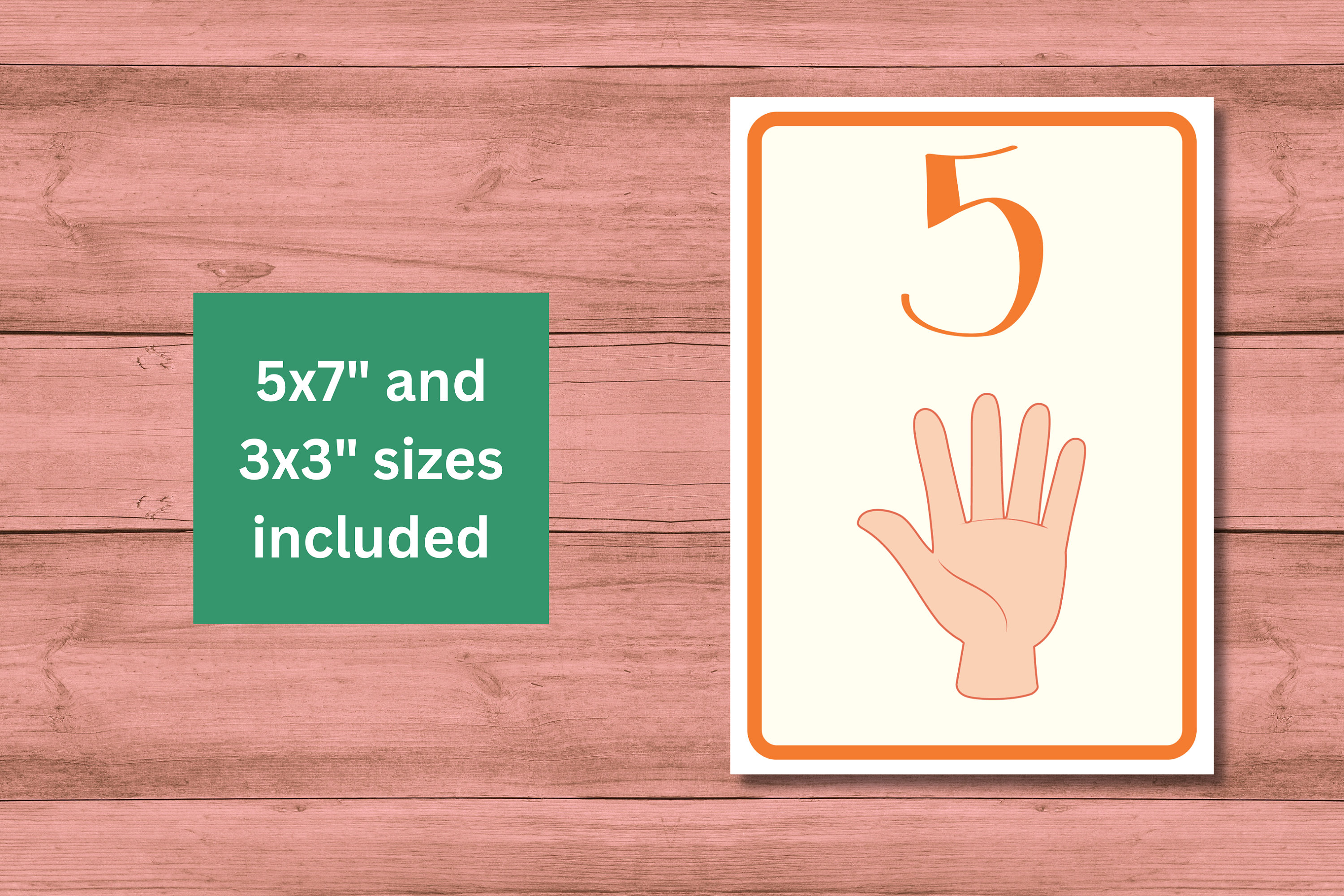 Printable Finger Number Flash Cards, Counting 1-10, Learning ...