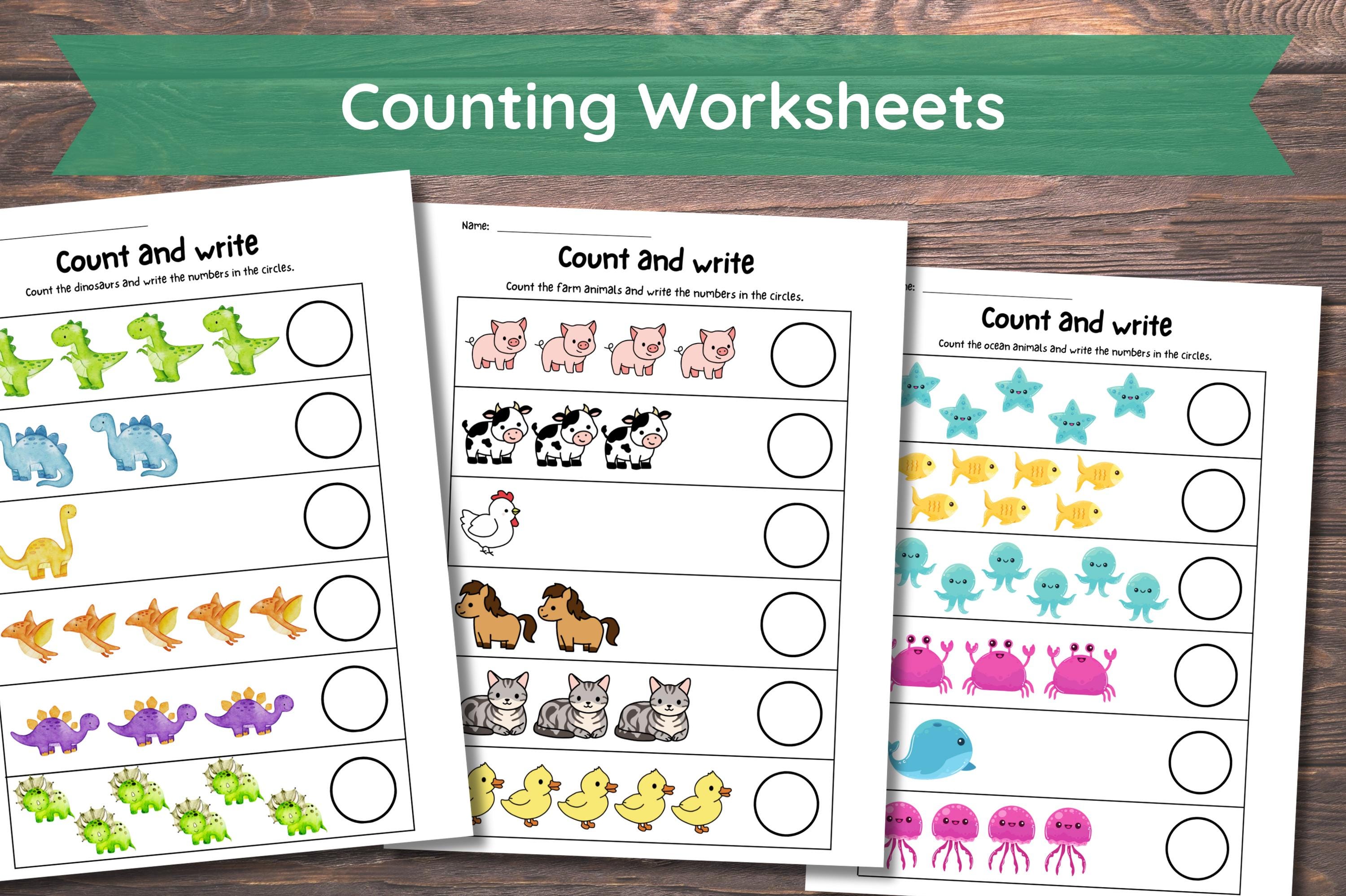 Preschool Math, Beginning Math, Counting, Learning to Add, Preschool ...