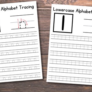 26 Printable Lowercase Alphabet Tracing Worksheets. Preschool ...