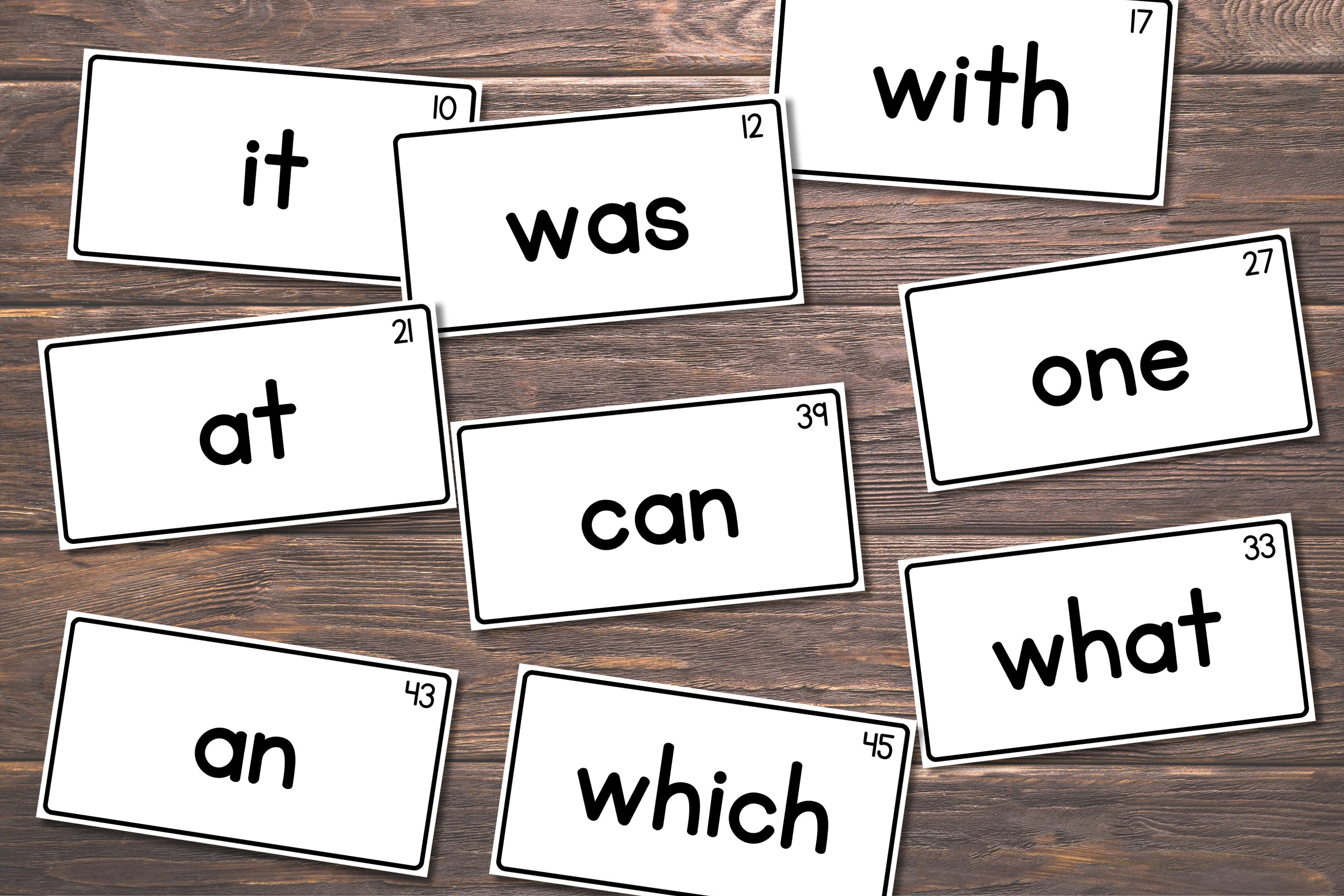 100 Printable Fry's First Hundred Sight Word Flashcards | Kindergarten ...