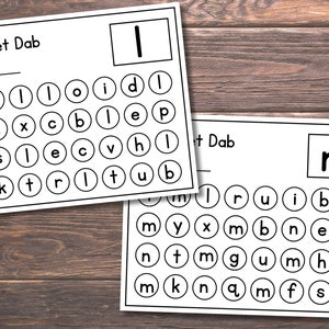 26 Printable Alphabet Lowercase Dab It Worksheets | Preschool-kdg ...