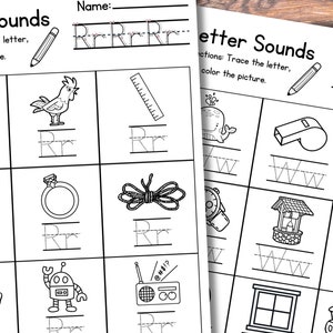 24 Printable Alphabet Letter Sounds Worksheets | Preschool-kdg Phonics ...