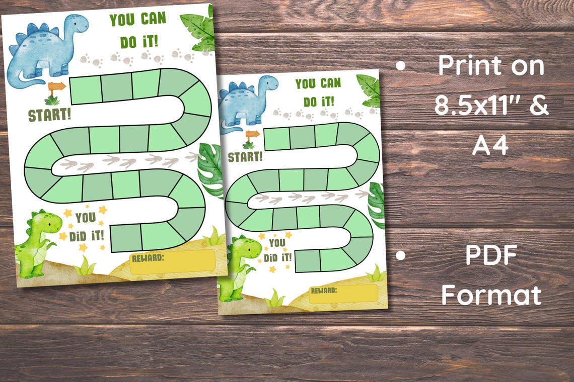 Dinosaur Reward Chart | Printable Dinosaurs Kids Behavior Chart ...