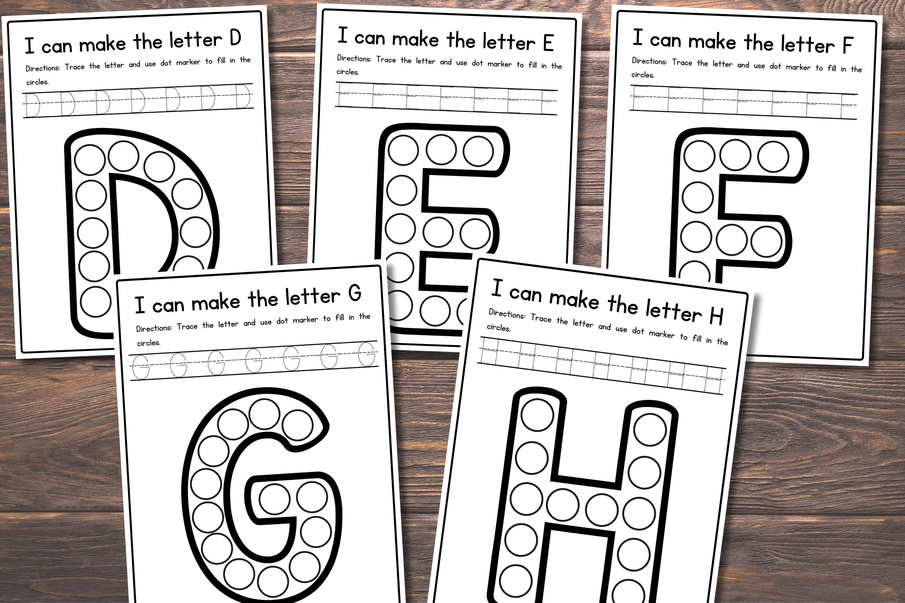 Alphabet Animal Dot Marker Worksheets, 52 Pages, Dot Marker Activities ...