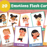 Emotions Language Cards - Etsy