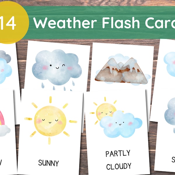 Montessori Weather - Etsy