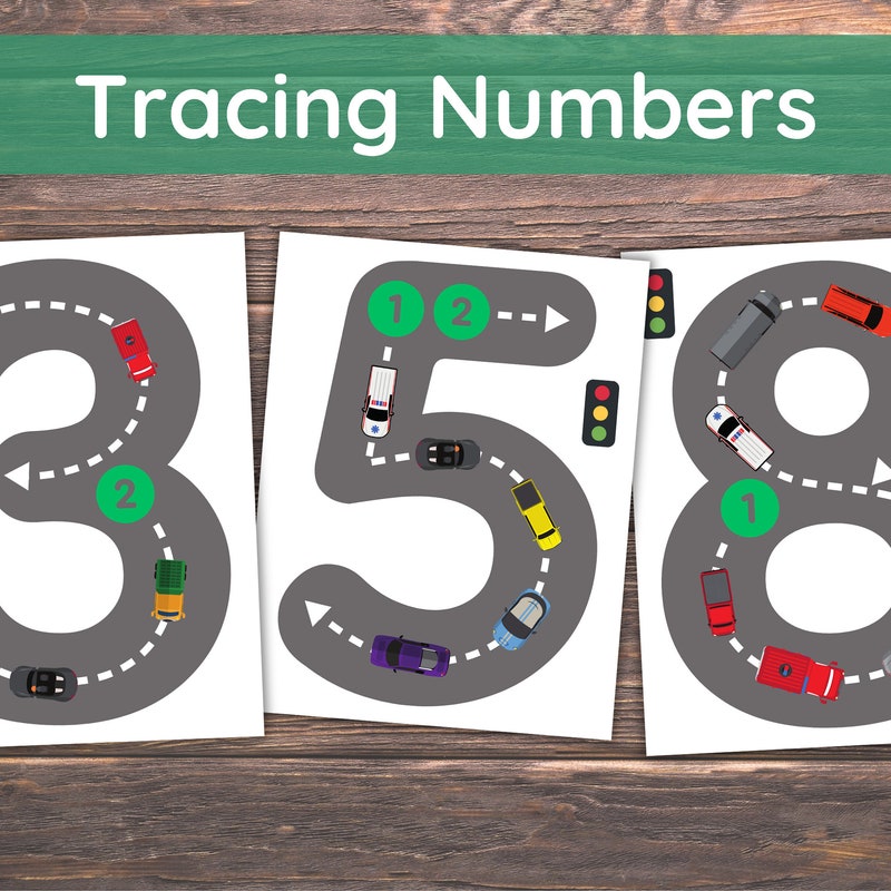 Road Numbers Printable - Etsy UK