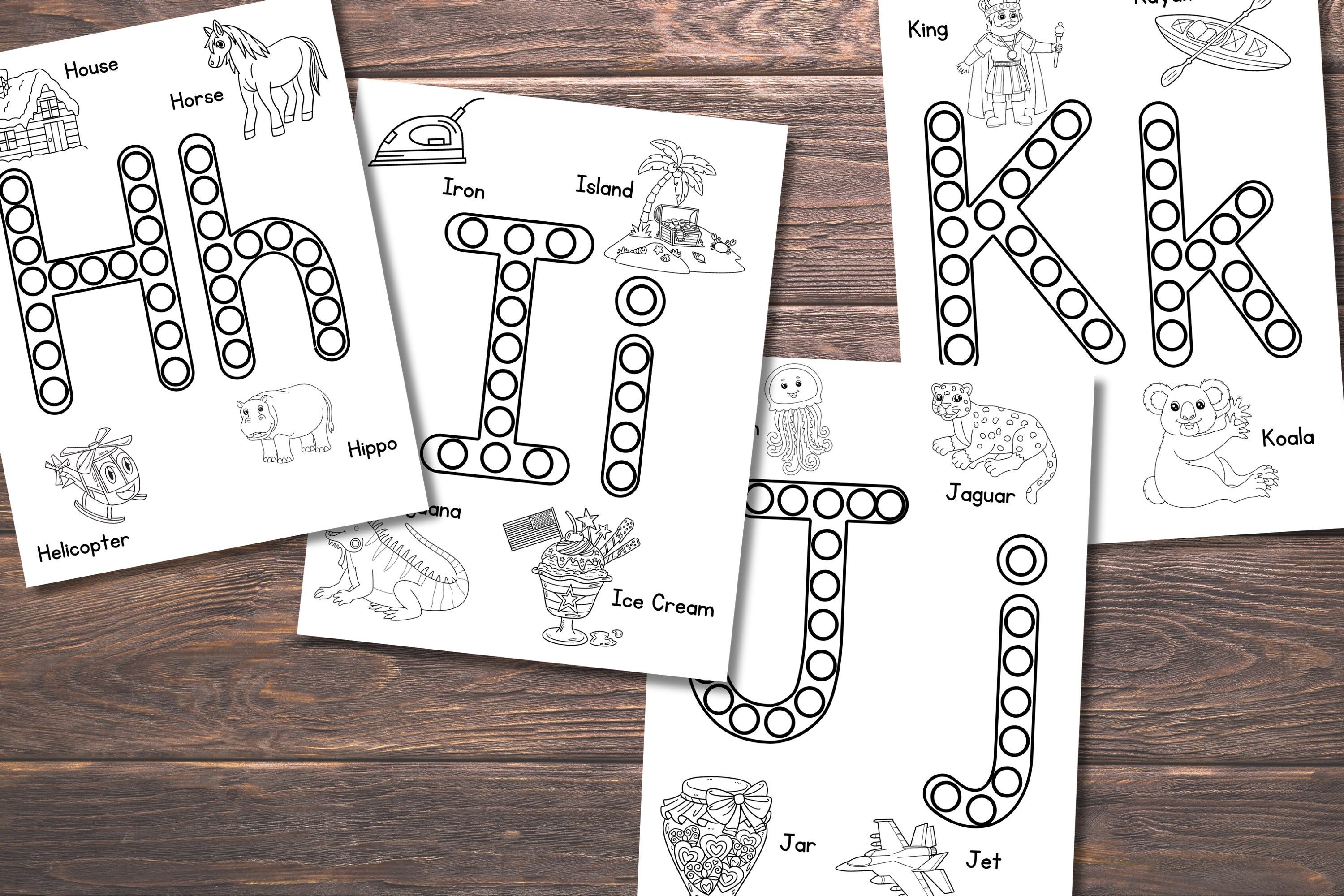 Do A-DOT Alphabet Printable Worksheets, Activity for Kids, Toddlers ...