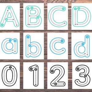 Toddlers World: Trace Letters, All 26 Letters, Color the Letters. Trace ...