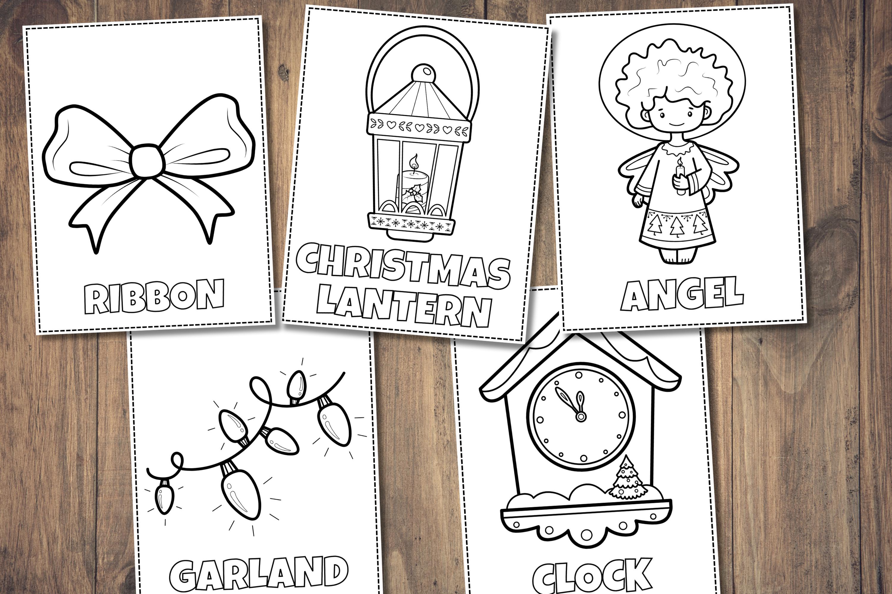 Christmas Coloring Pages for Kids Toddlers Preschoolers Toddlers ...